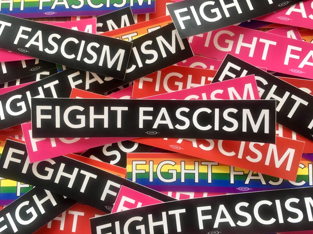Free Fight Fascism Stickers